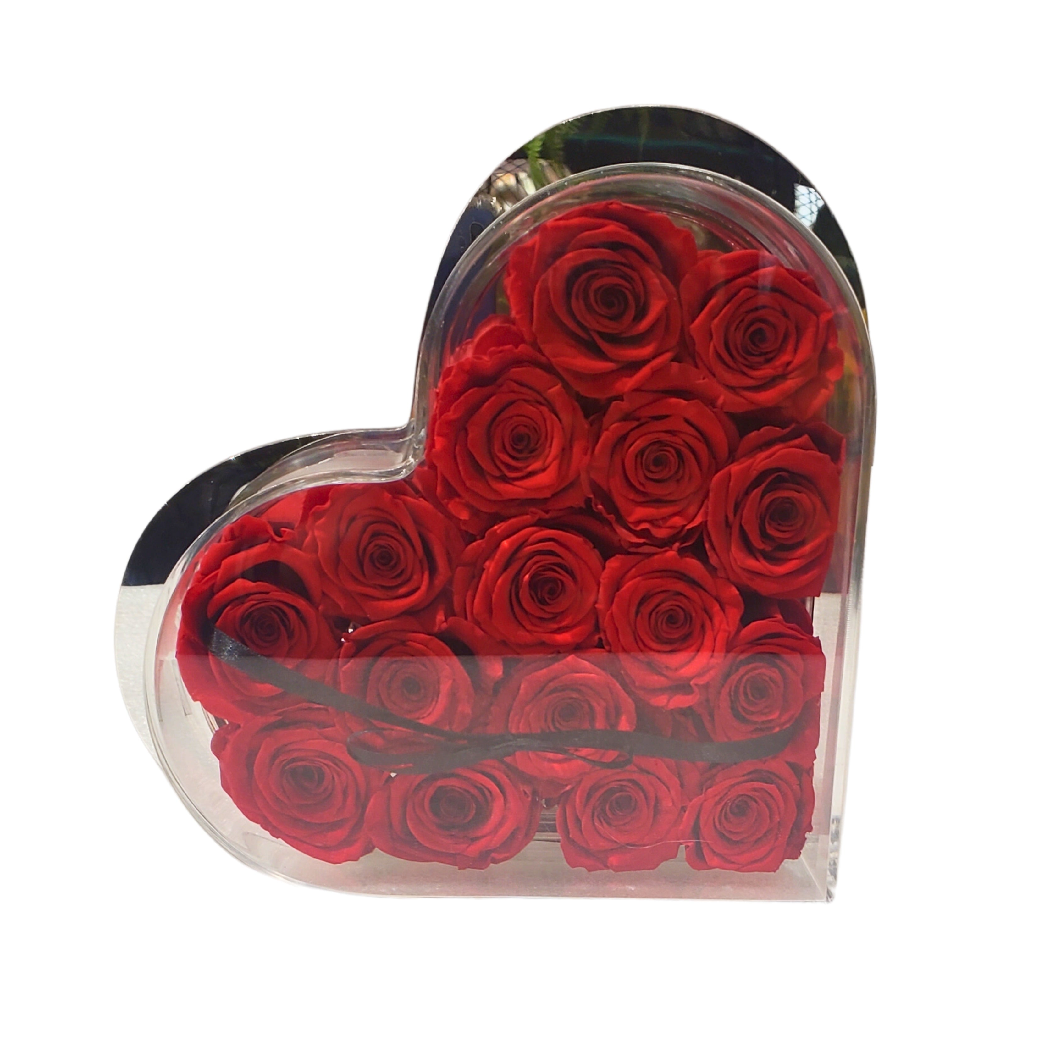 lovely red heart forever rose – elegantflowers